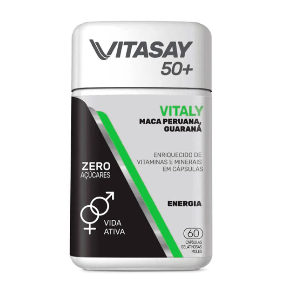 Vitasay 50+ Vitaly 60 Capsulas Gelatinosas Moles - Farma 22