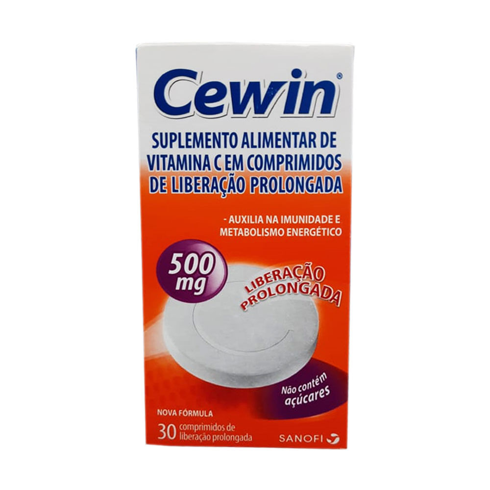 Cewin 500mg 30 Comprimidos de Liberacao Prolongada - Farma 22