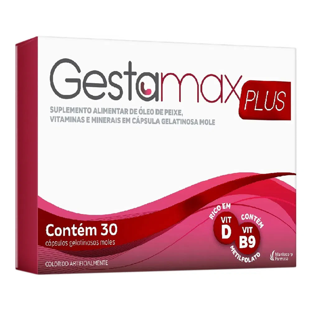 Gestamax Plus 30 Capsulas Gelatinosas Moles - Farma 22
