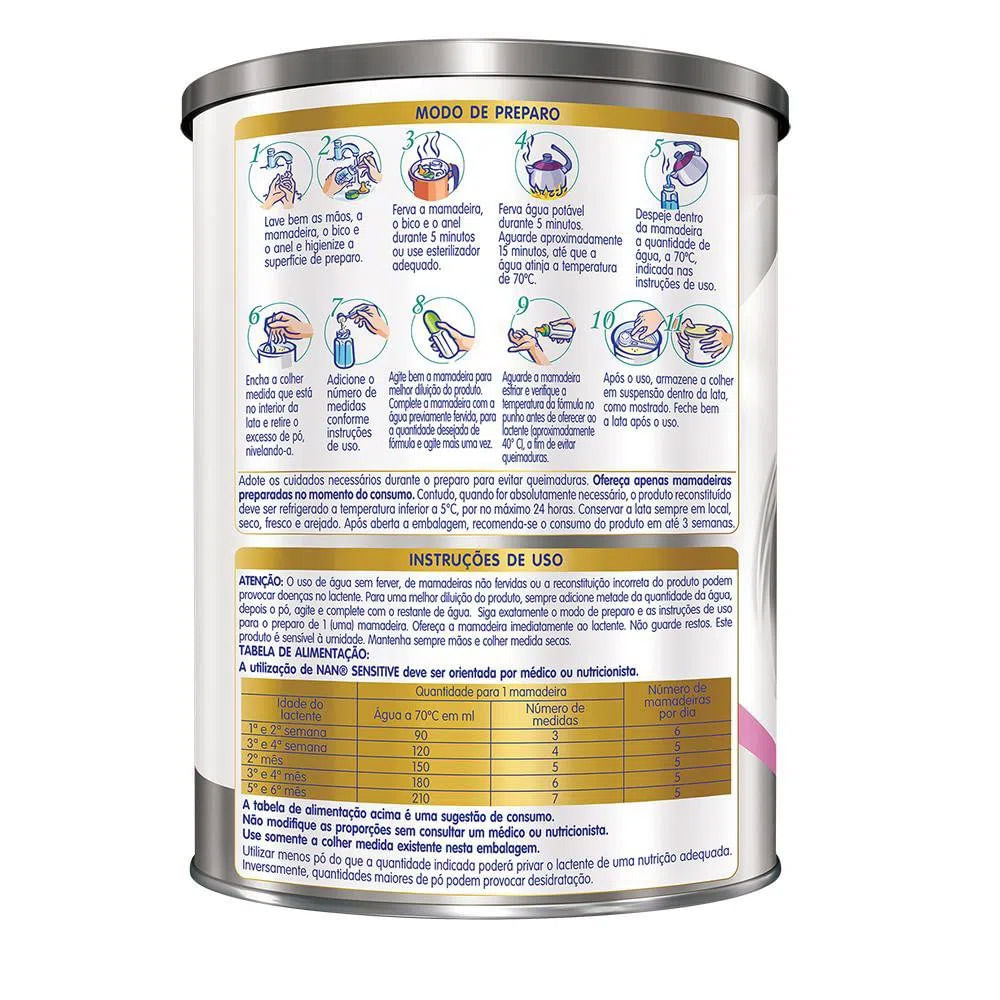 NAN Sensitive Formula Infantil - Farma 22