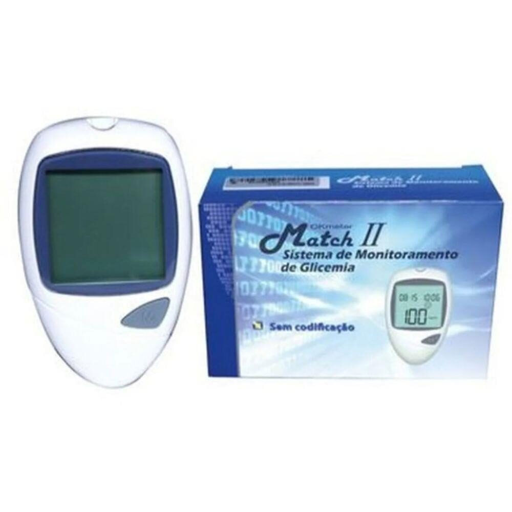 Medidor de Glicemia Digital Ok Meter Match II - Farma 22