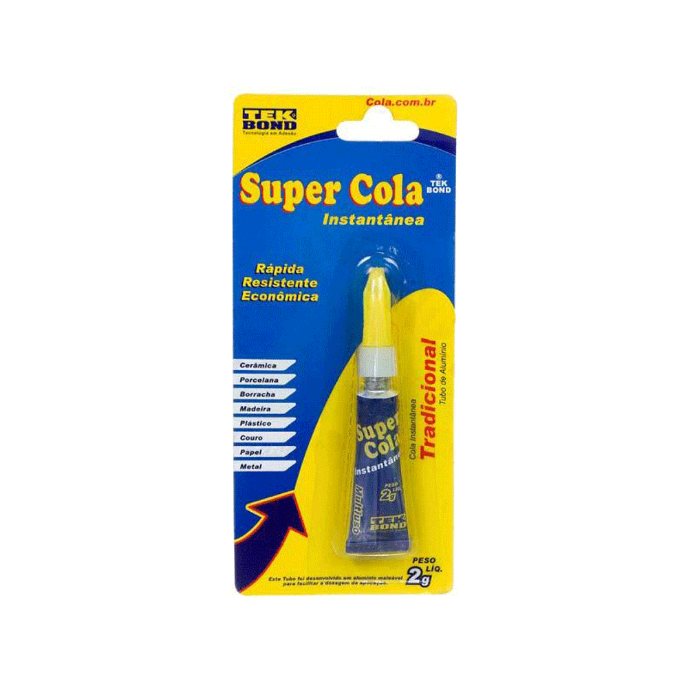 Cola Super Cola Tek Bond 2g - Farma 22