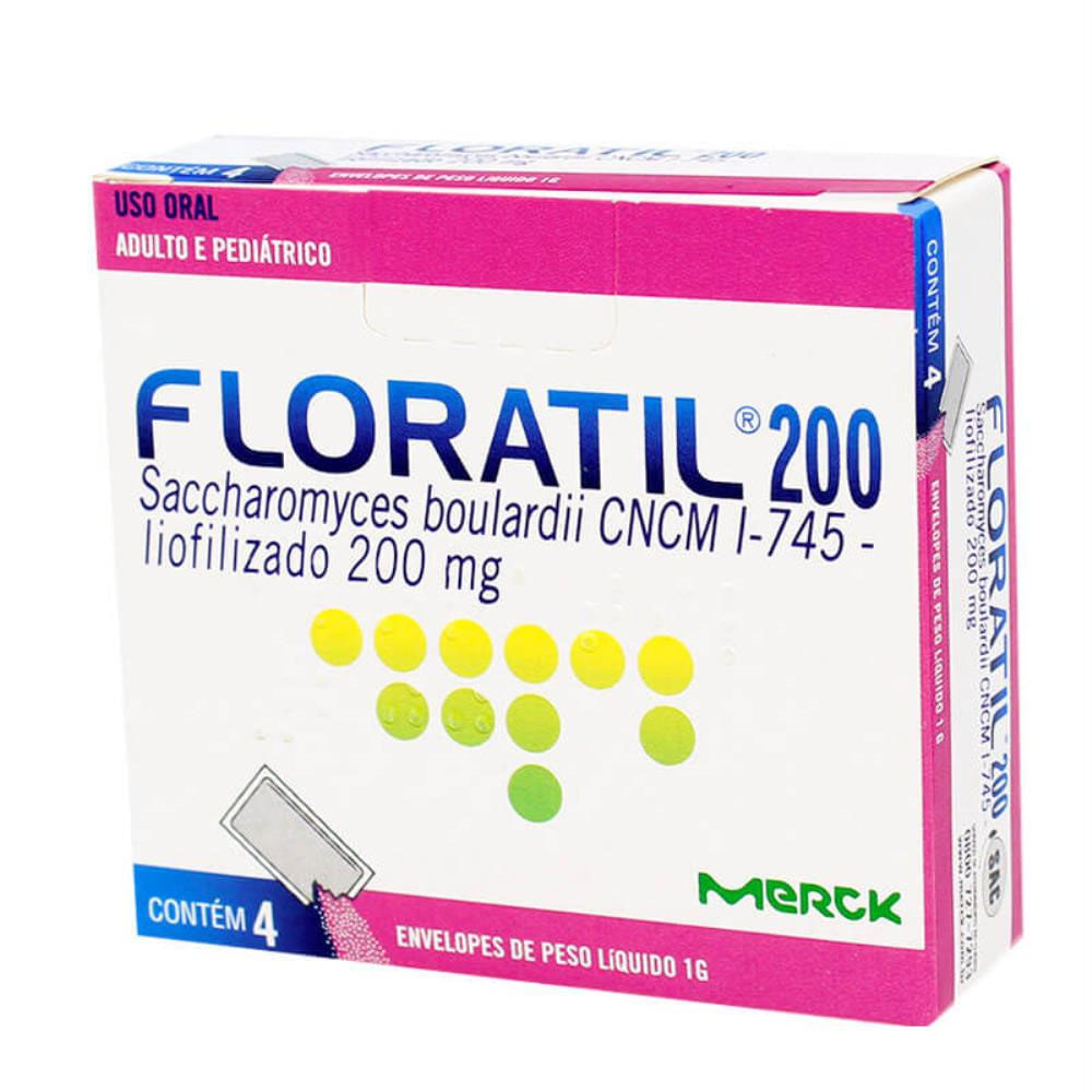 Floratil Pediatrico 200mg 4 envelopes - Farma 22