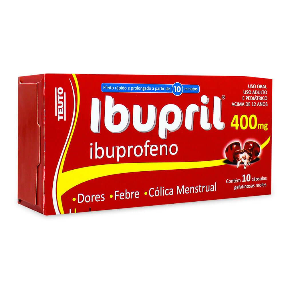 Ibupril 400mg 10 capsulas - Farma 22
