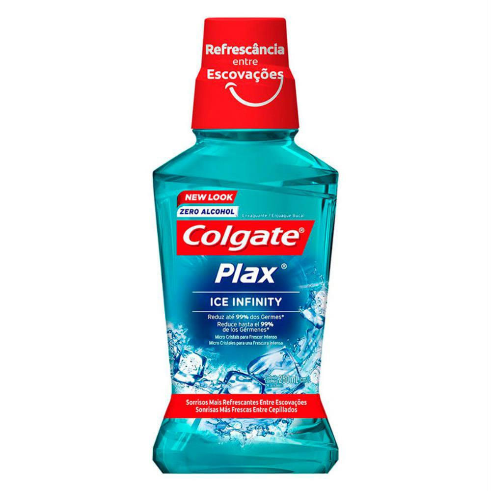 Enxaguante Bucal Colgate Plax Ice Infinity 250ml - Farma 22