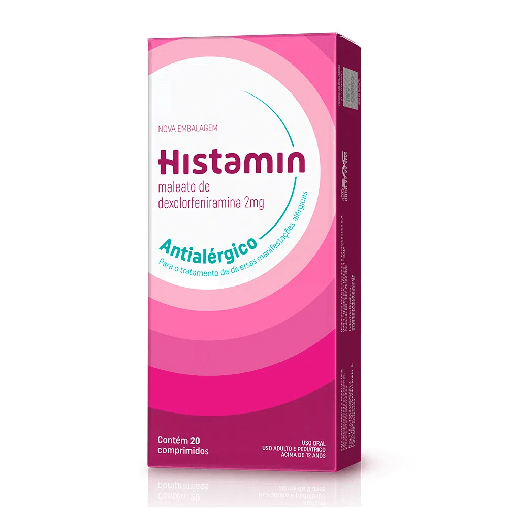 Histamin 2mg 20 comprimidos - Farma 22