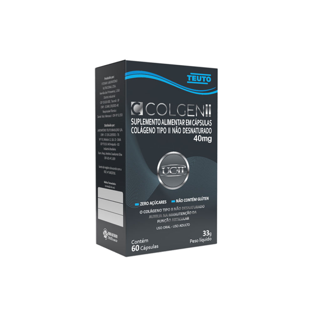 Colgen II 40mg 60 capsulas - Farma 22