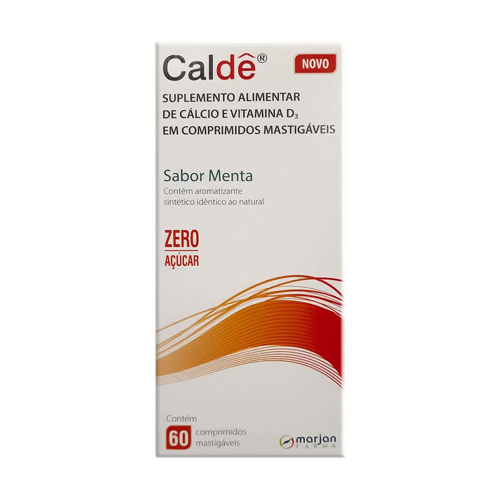 Calde Sabor Menta 60 comprimidos mastigaveis - Farma 22