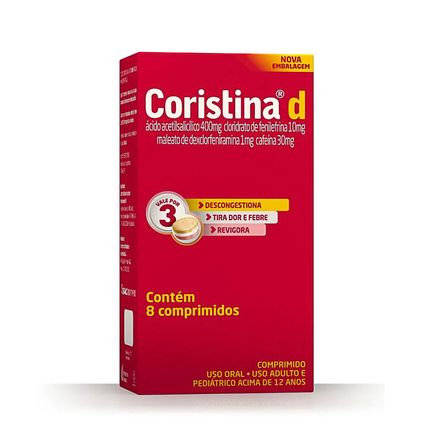 Coristina D 8 comprimidos - Farma 22
