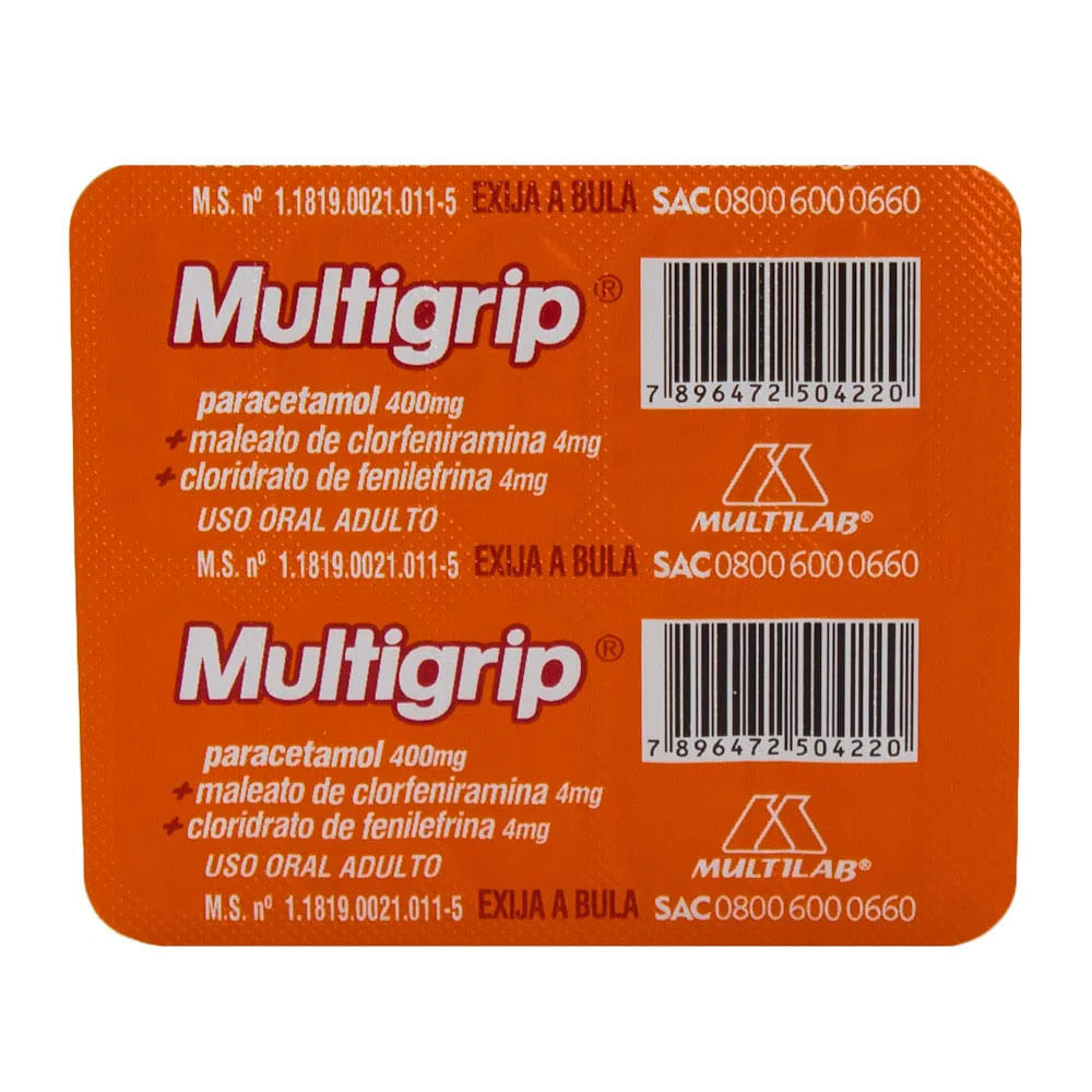 Multigrip 10 cápsulas - Farma 22