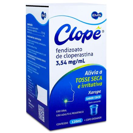 Clope 3,54mg/ml Xarope 120ml - Farma 22