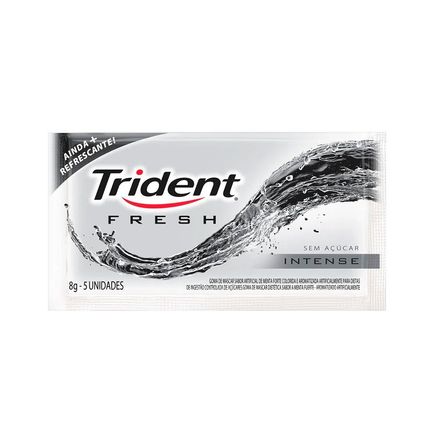 Trident Tablete Intense Preto - Farma 22