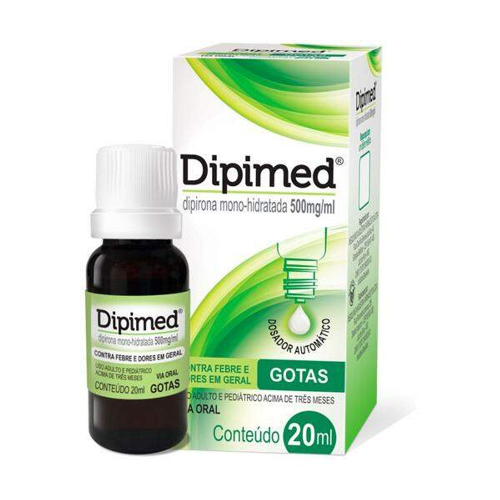 Dipimed 500mg Gotas com 10ml - Farma 22