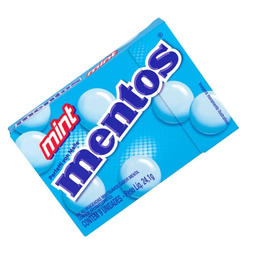 Drops Mentos Mint 24 1g - Farma 22
