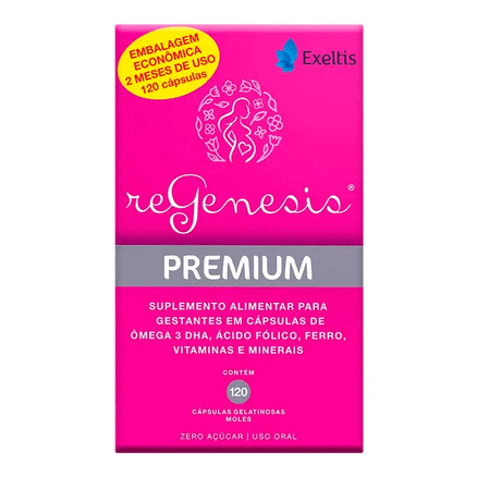 Regenesis Premium com 120 capsulas gelatinosas mole - Farma 22