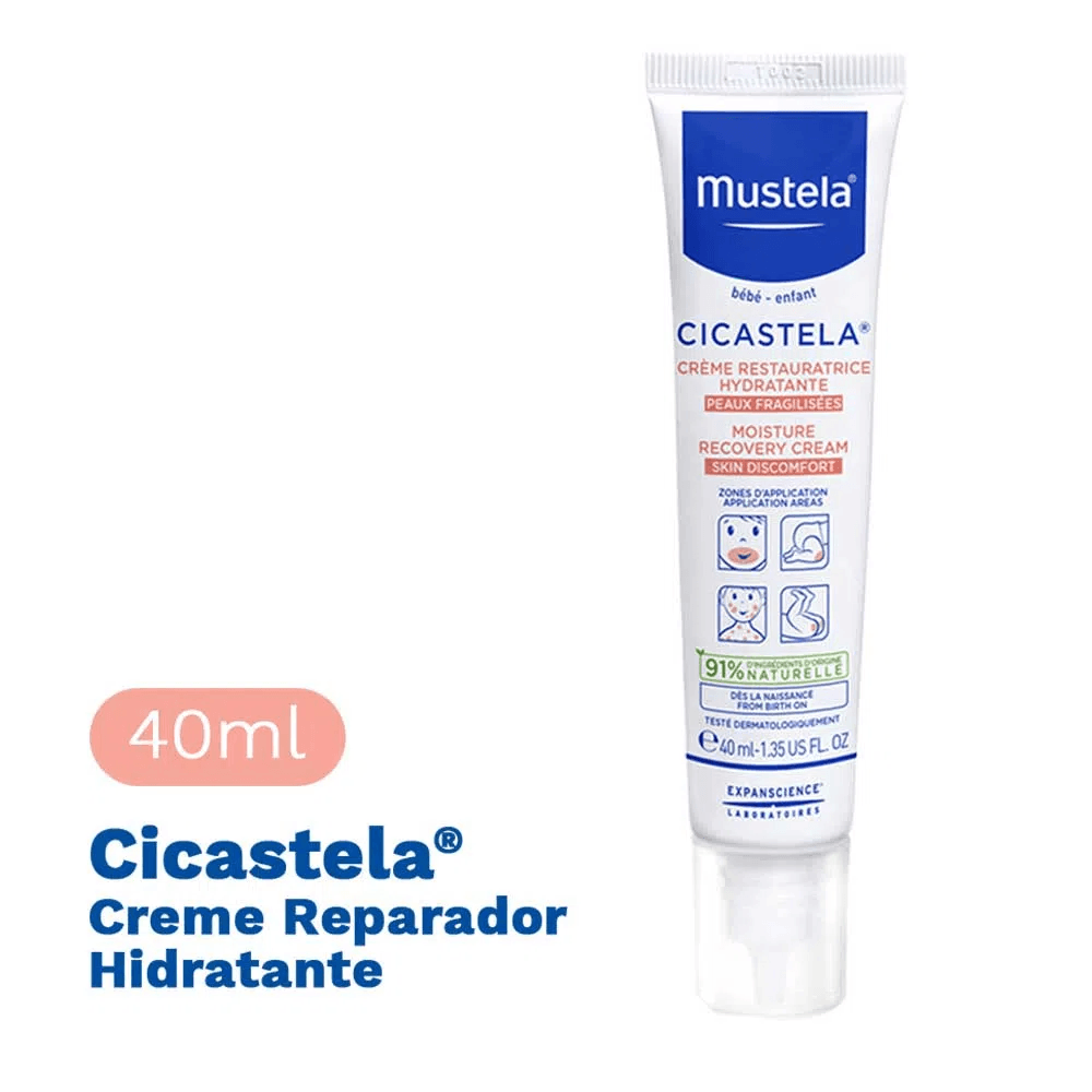 Creme Hidratante Mustela Cicastela Restaurador 40Ml - Farma 22