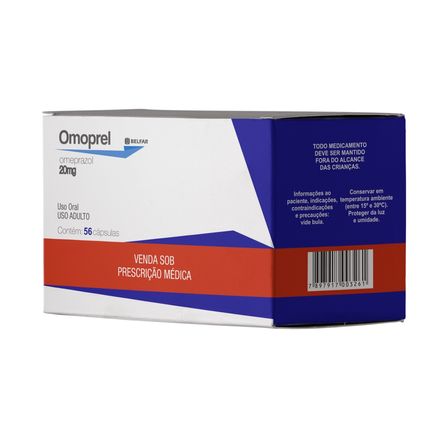 Omeprel 20mg 56 Comprimidos - Farma 22