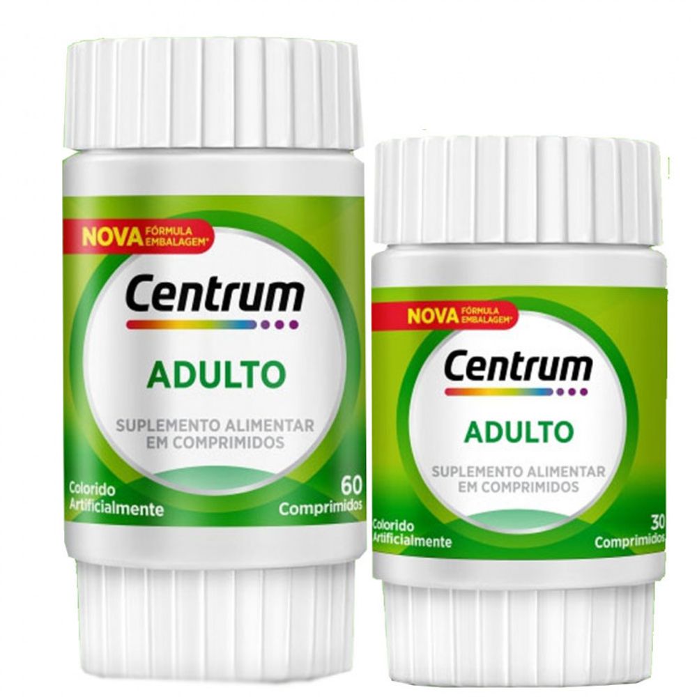 Kit Suplemento Alimentar Centrum de A a Z 60 + 30 Comprimidos - Farma 22