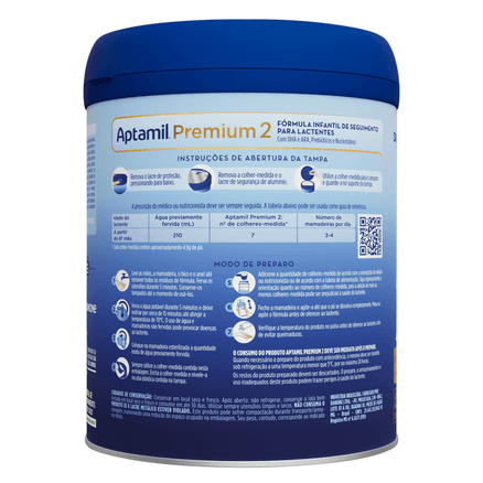 Aptamil 2 800g - Fórmula Infantil Enriquecida - Farma 22