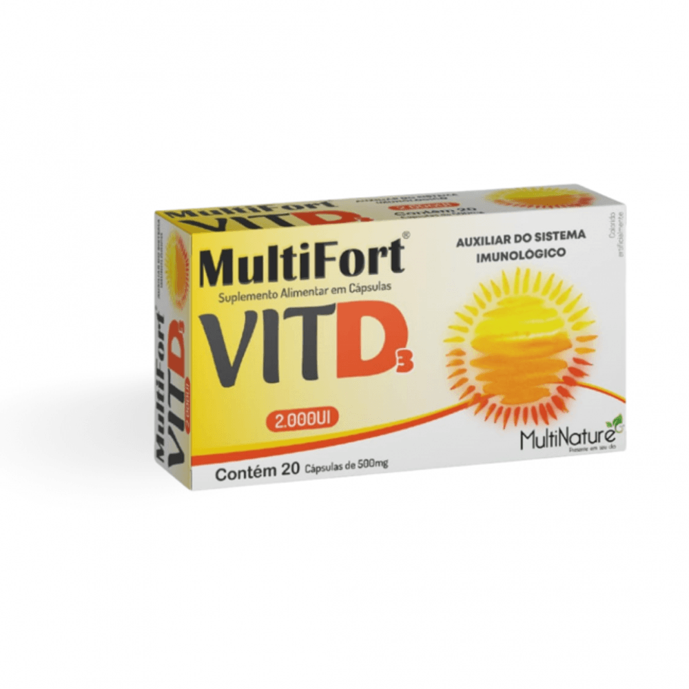 Multifort Vitamina D 20 capsulas - Farma 22