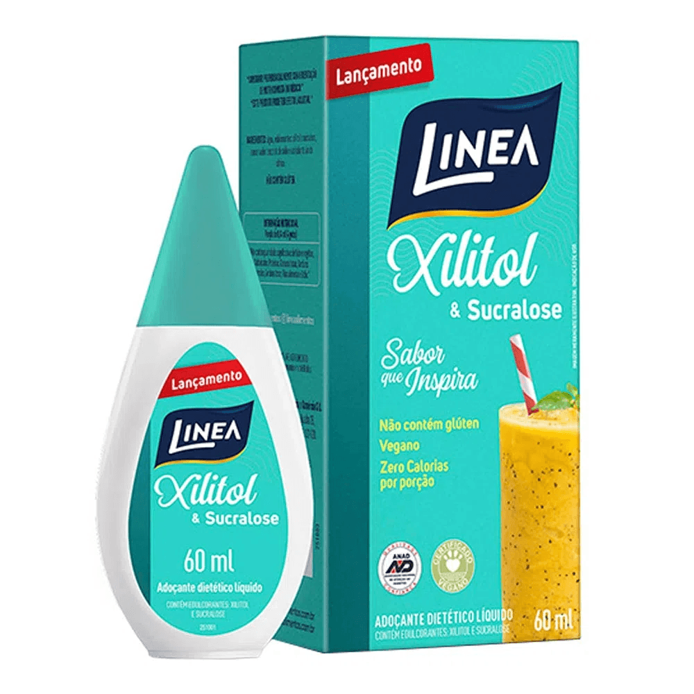 Adoçante Xilitol e Sucralose Linea 60ml - Farma 22