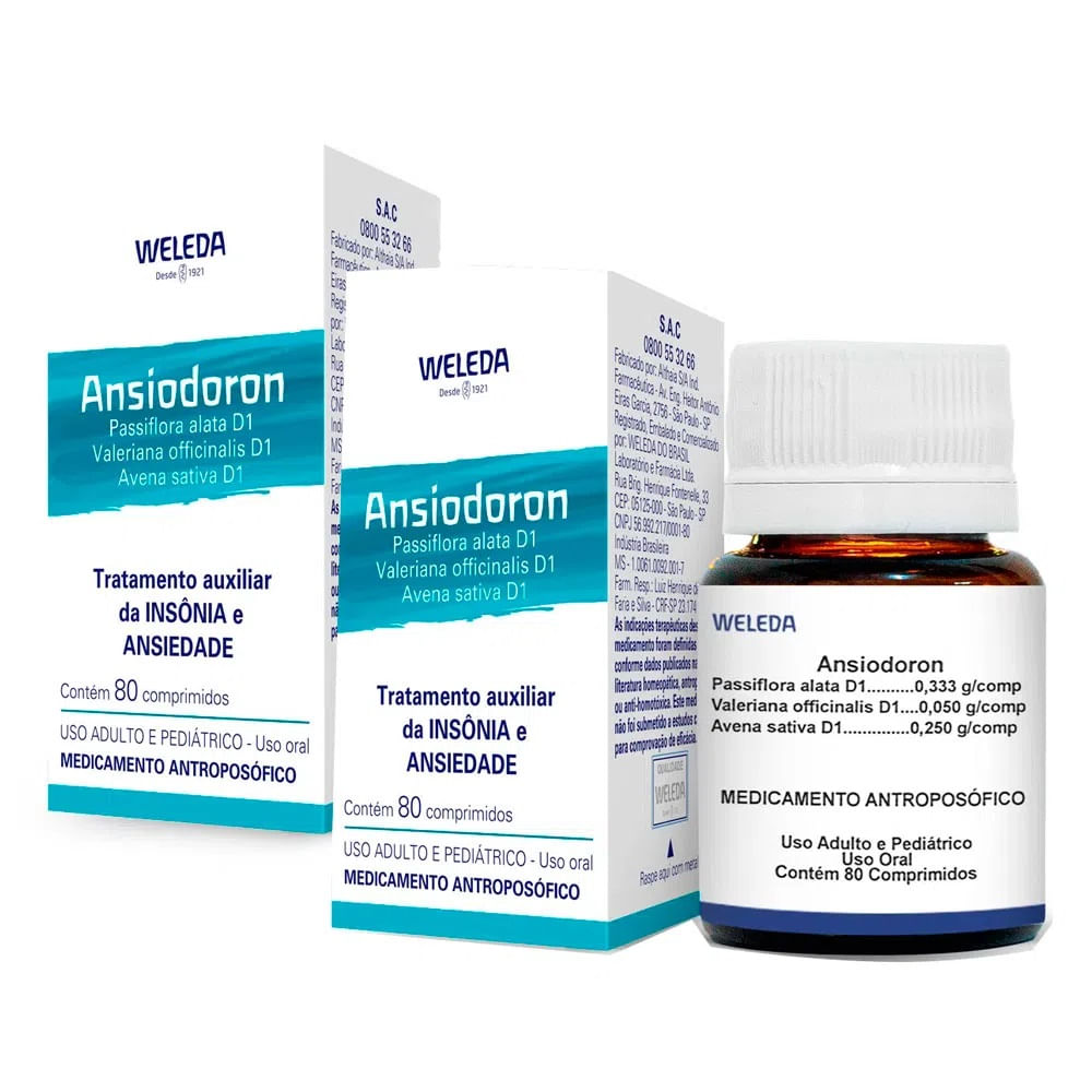 Ansiodoron Weleda 80 comprimidos - Farma 22