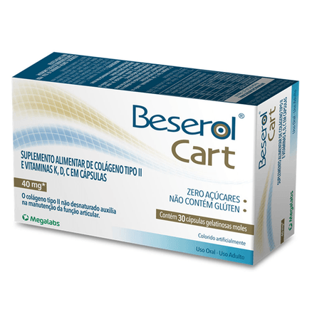 Comprar suplemento alimentar Beserol Cart 40mg - Farma 22
